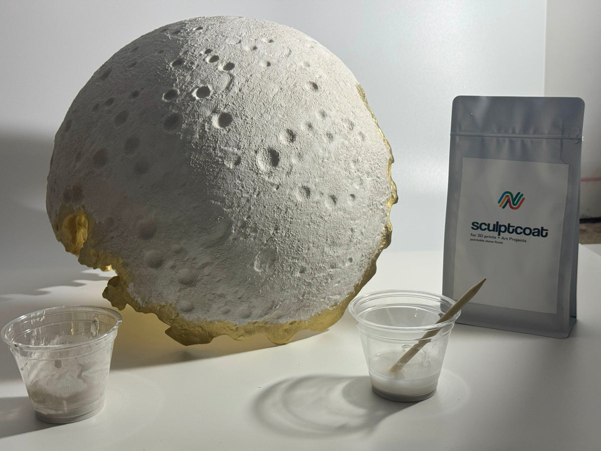 Sculptcoat – Stone Texture Coating for 3D Prints & Art