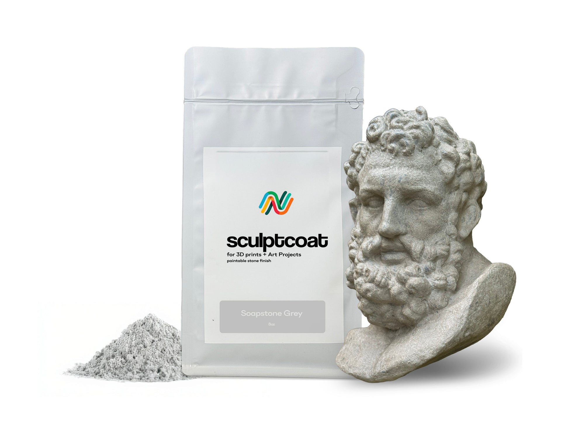 Sculptcoat – Stone Texture Coating for 3D Prints & Art